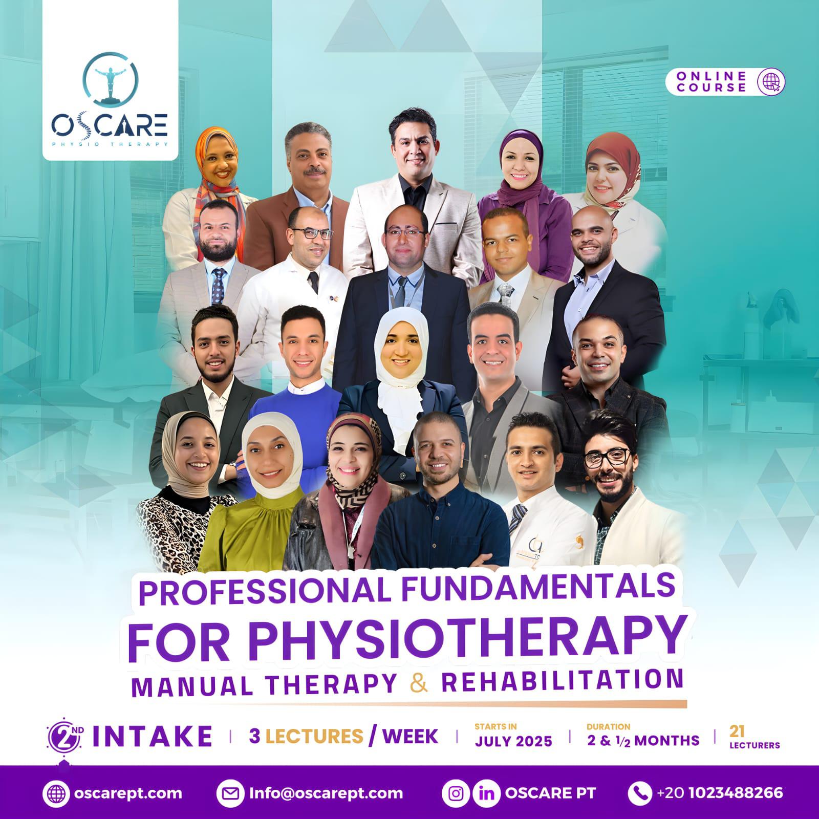 Professional Fundamentals for Physiotherapy Course 2025 | Oscare